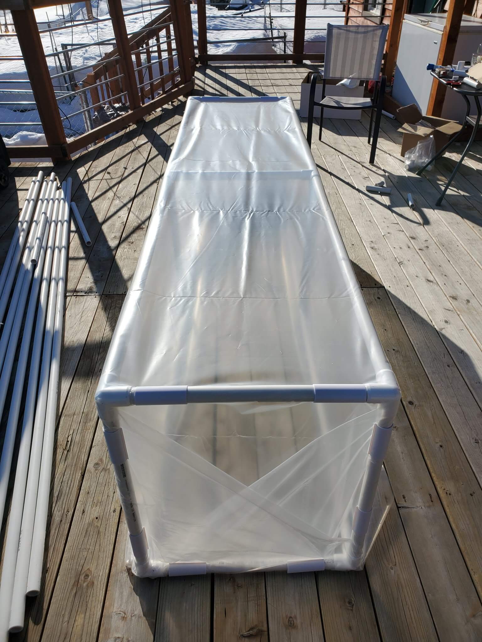Building A DIY Small Seedling Greenhouse With PVC