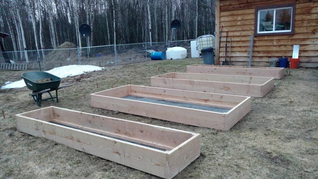 Building Raised Beds Suitable For Subarctic Climates & Garden Threats